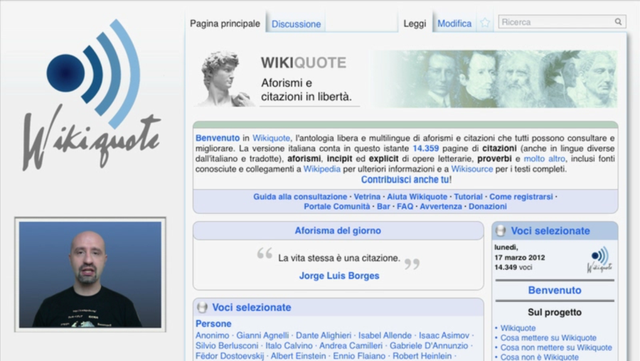 WikiGuida Wikiquote - Wikimedia Italia